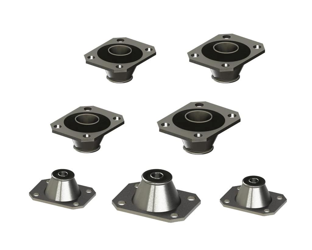 Cone Type Mounts - Mutiwing Solution